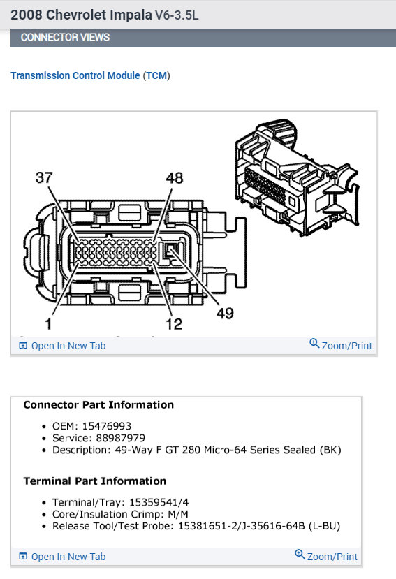 Code P0850, TCM Wiring Diagram Needed: Code P0850.