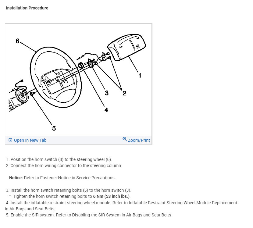 Horn Button Replacement: Trying to Replace the Horn Button in This...