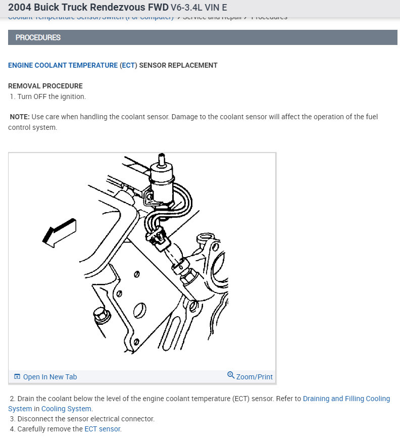 Where Is the Coolant Temperature Sensor Located?
