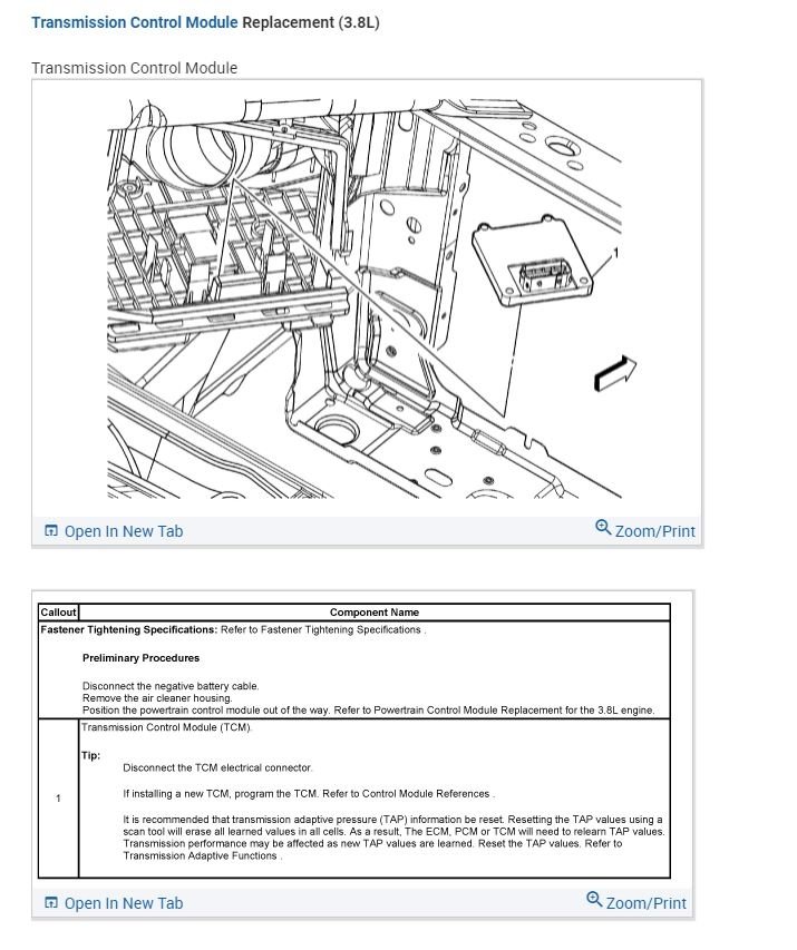 Where Is the TCM Located?: Ordered a New TCM, Which I Gave Them My...