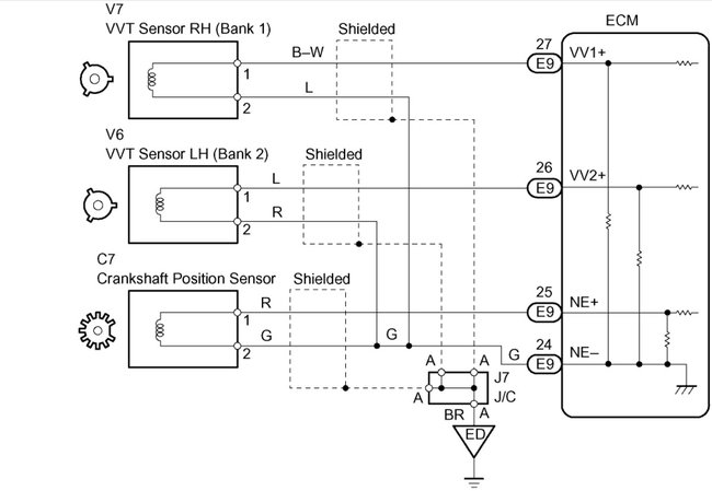 Codes P0340 and P0345, Camshaft Position Sensor Location Needed