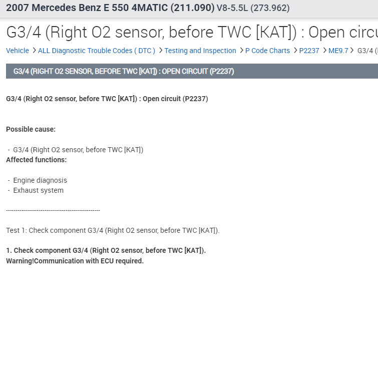 Codes P0140 and P2237, Oxygen Sensor: Which One of the Oxygen ...