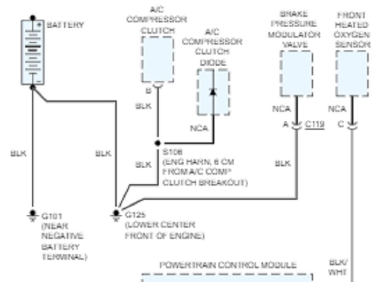Grounding Locations for Engine and Body: I Need the Grounding ...