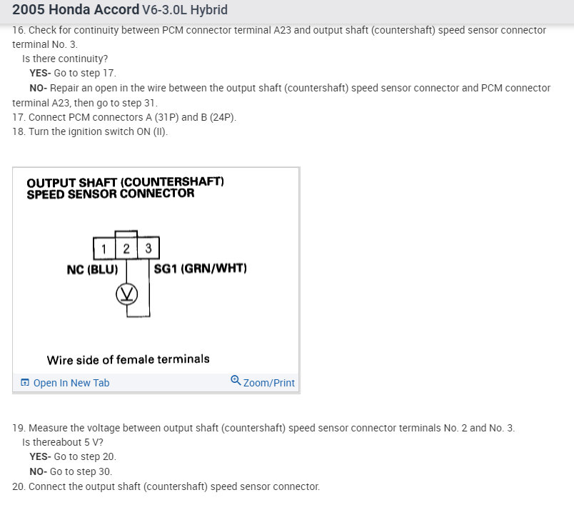 Transmission Sensors, Code P0722: I Have a Code P0722. I Was ...