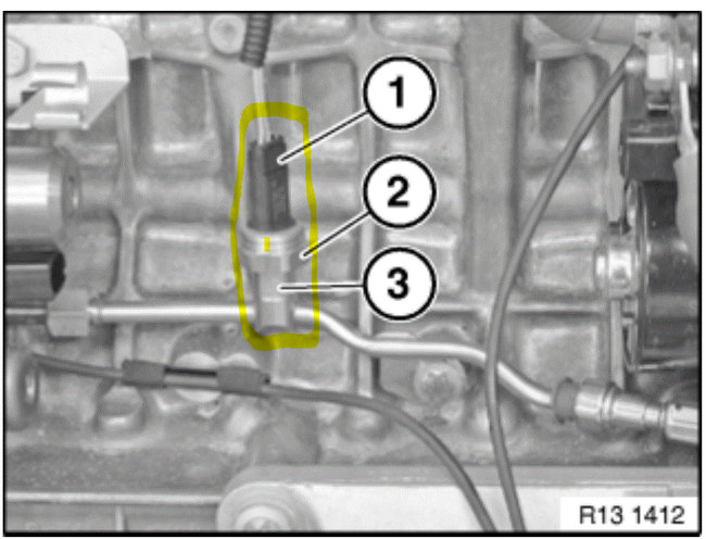 Fuel Pressure Code, 29F3: DME: Fuel Low-pressure Sensor, Electric