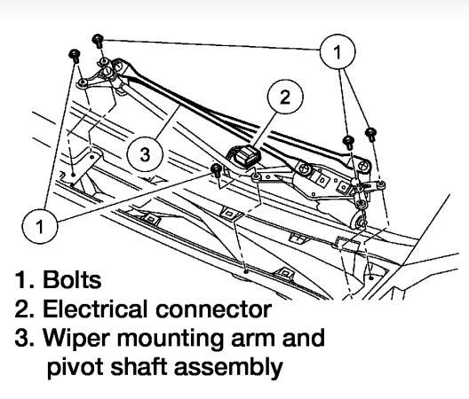 How Do I Replace a Wiper Motor and with Diagram