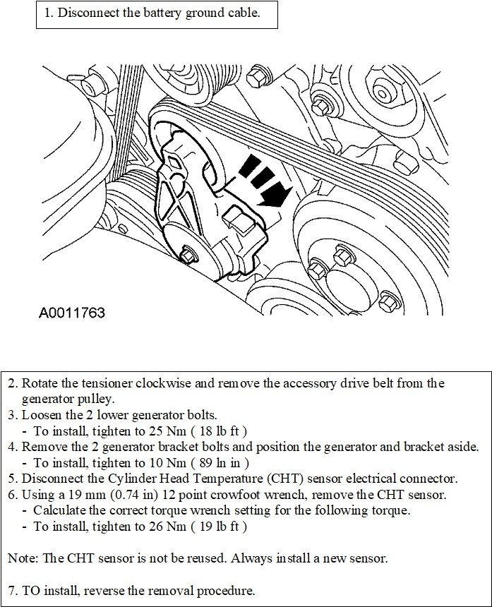 Code P0128, Where Is the CHT (Temperature Cooling) Sensor Located?