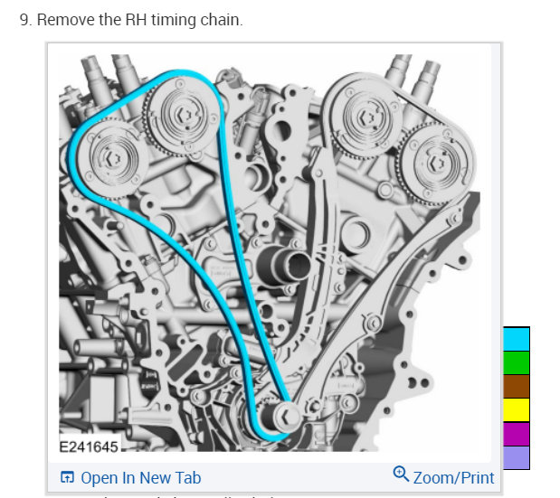 Cam Phasers and Timing Off - Timing Chain Marks