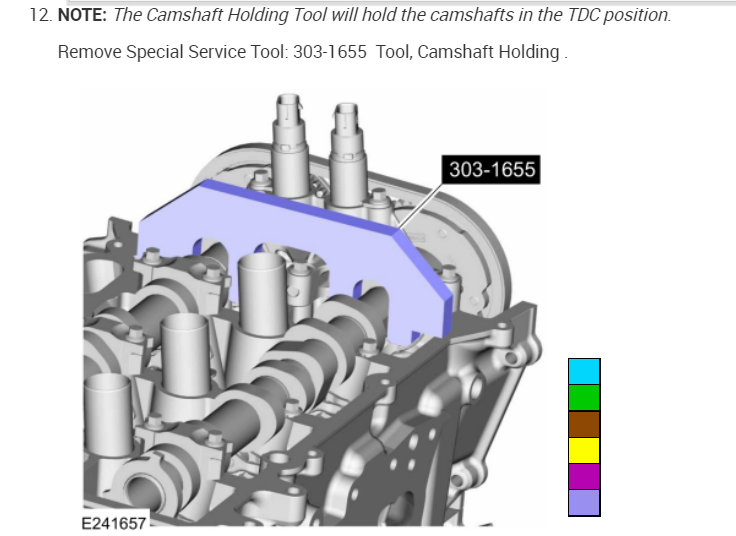 Cam Phasers and Timing Off - Timing Chain Marks