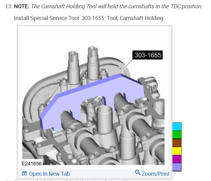 Cam Phasers and Timing Off - Timing Chain Marks