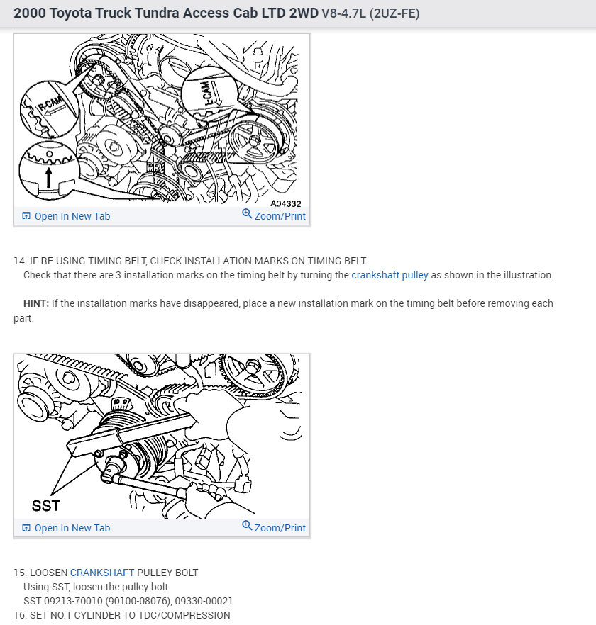 Timing Belt Position: the Timing Belt I Have Only Has One ...