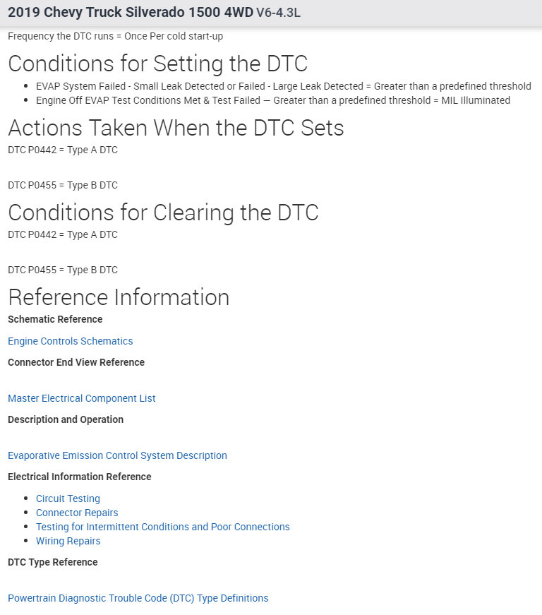 Codes P0449 and P0455: I Changed Out the Vapor Control Valve ...