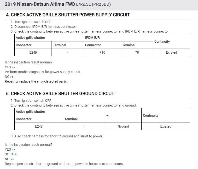 Code P059F, Active Grille Shutter: Hello, I Recently Had the MIL ...