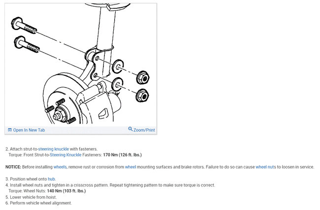 Strut Torque: What Should Nuts and Bolts Be Torqued to (top