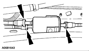 Fuel Filter: Remove Fuel Filter 2005 Ford Ranger