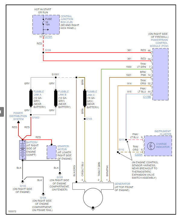 Code P0620, Alternator Fuse (#9) Missing, Fuse Box Location Will ...