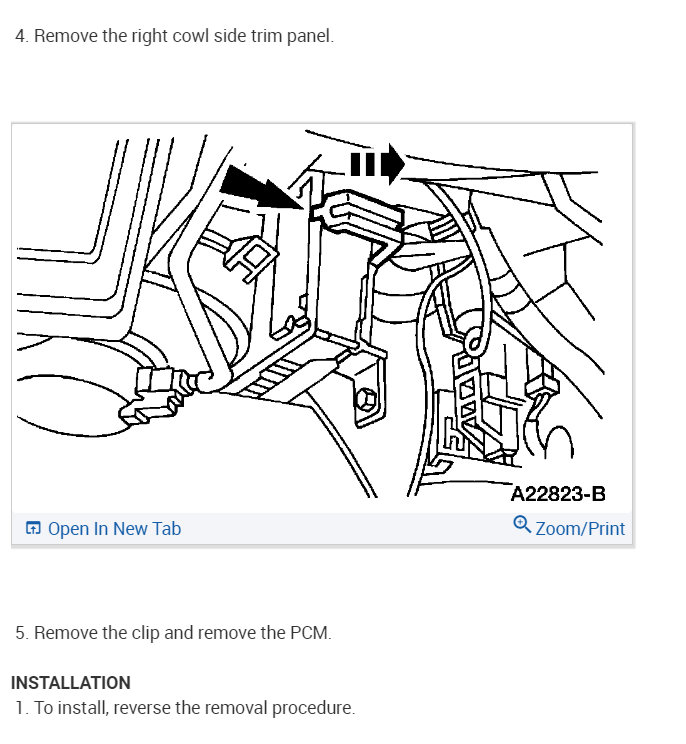 Where Is the ECM Located?: I Lost Keys to My Truck Listed Above ...