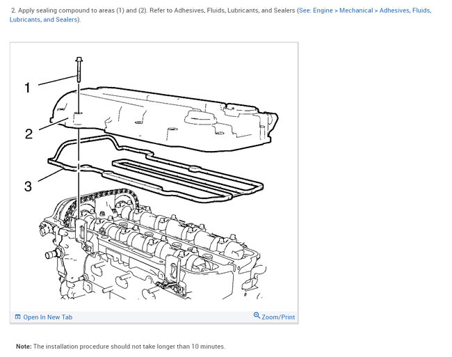 Torque Values and Sequence of Valve Cover?