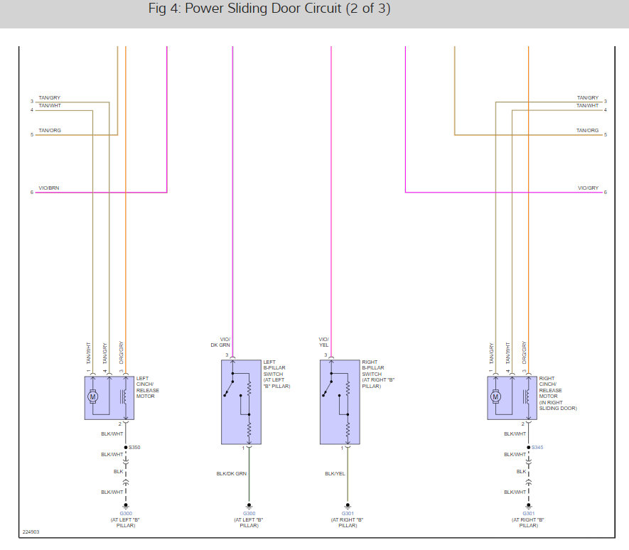 Sliding Door Wiring Harness?: I Am Trying to Repair the Wiring ...