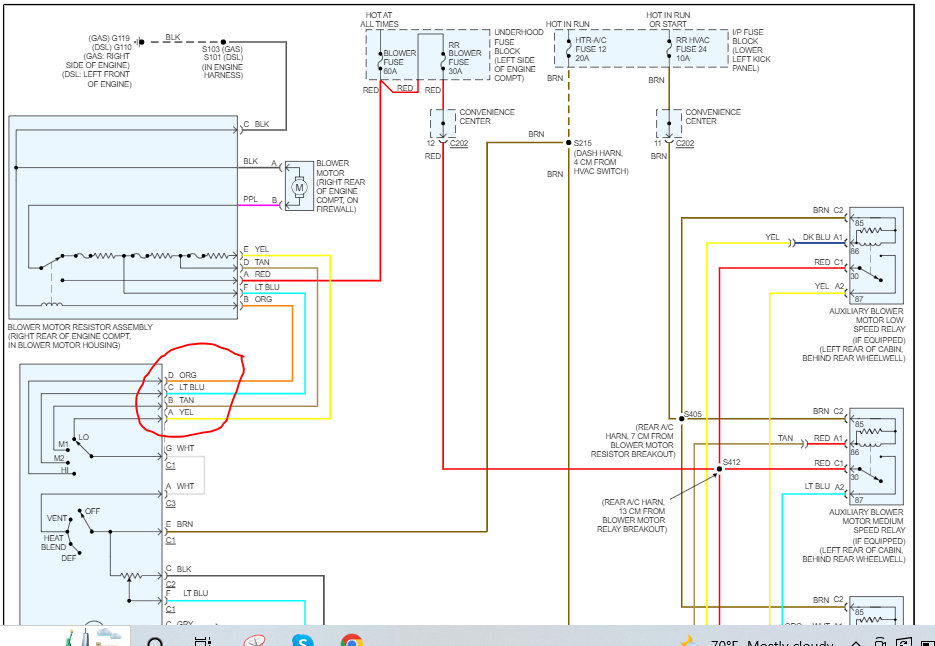 A/C Control Switch for Fan on Dash?