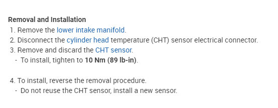 Cylinder Head Temperature Sensor Location and Replacement ...