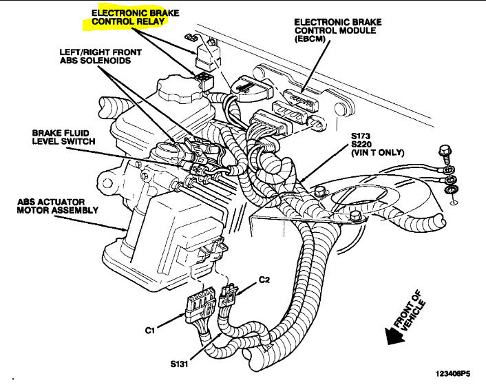 Relay Location and Ohms Ratings Needed?: ABS Light on and Brake ...
