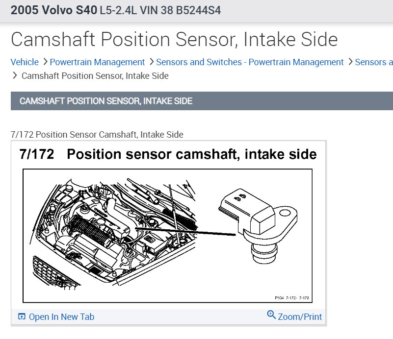 Where Is the Camshaft Position Sensor Located?