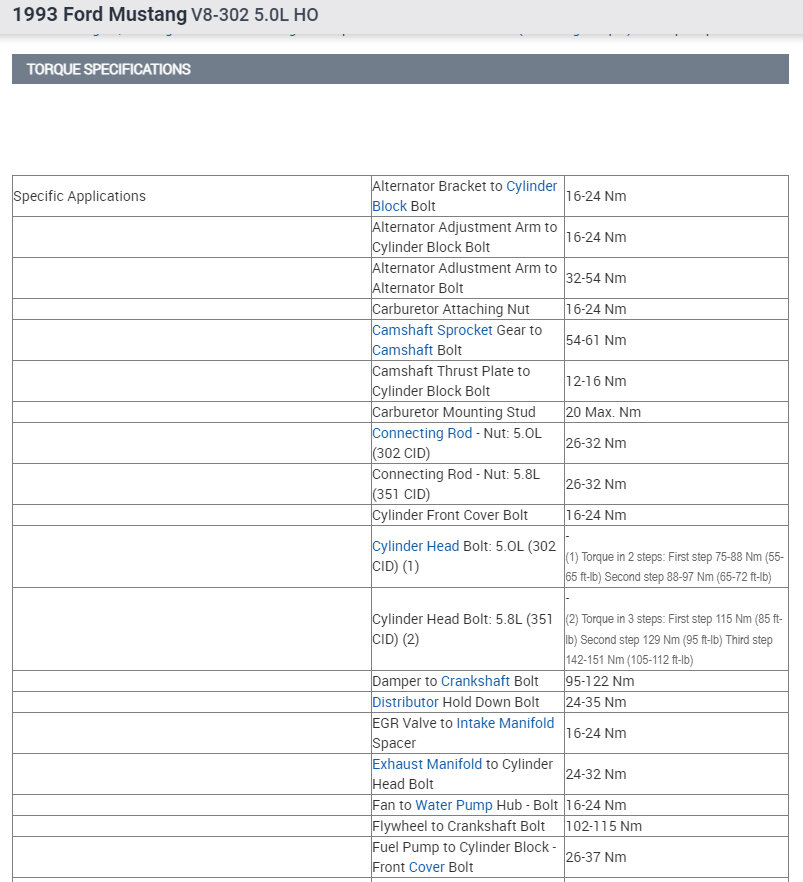 Torque Specification?: Hello, My Name Is Jr. I Am Currently ...