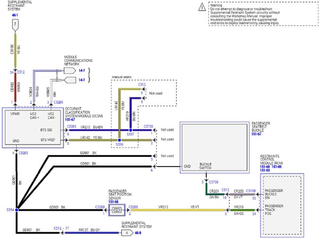 Clock Spring Wiring Diagram for 8 Pin Connector for Clock Spring ...