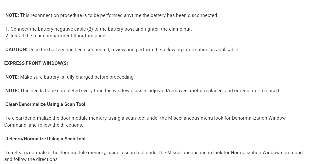 Whenever I Start the Car, the Passenger Side Window Goes Down?