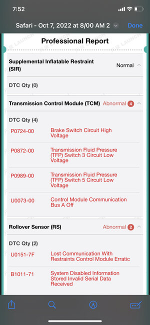 DTC’ Decoding?: Hi, I Have the Vehicle Listed Above Xl 1500 ...