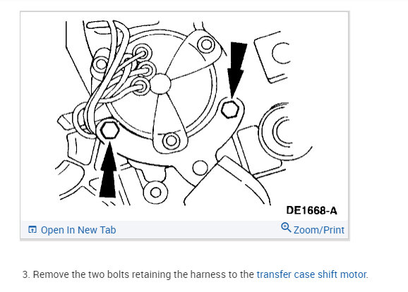 4x4 Transfer Case Actuator Replacement?: I Picked Up a Used Ranger...