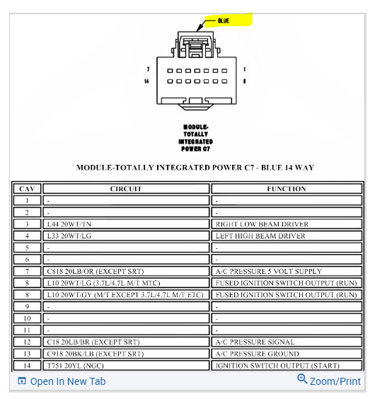 TIPM Connections PIN Out Needed?: Looking for the Diagram That ...