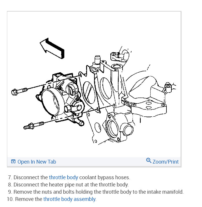 What Are the Throttle Body Bolt Specs?