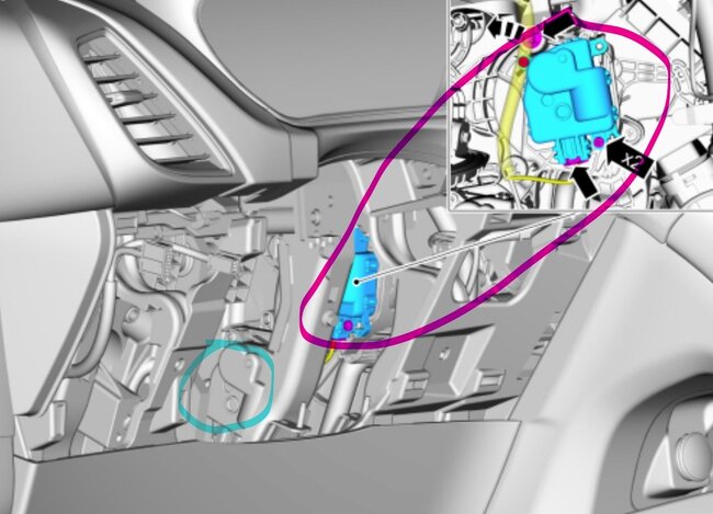 HVAC Blend Door Actuator Locations Needed?: My Car Has Been Having...