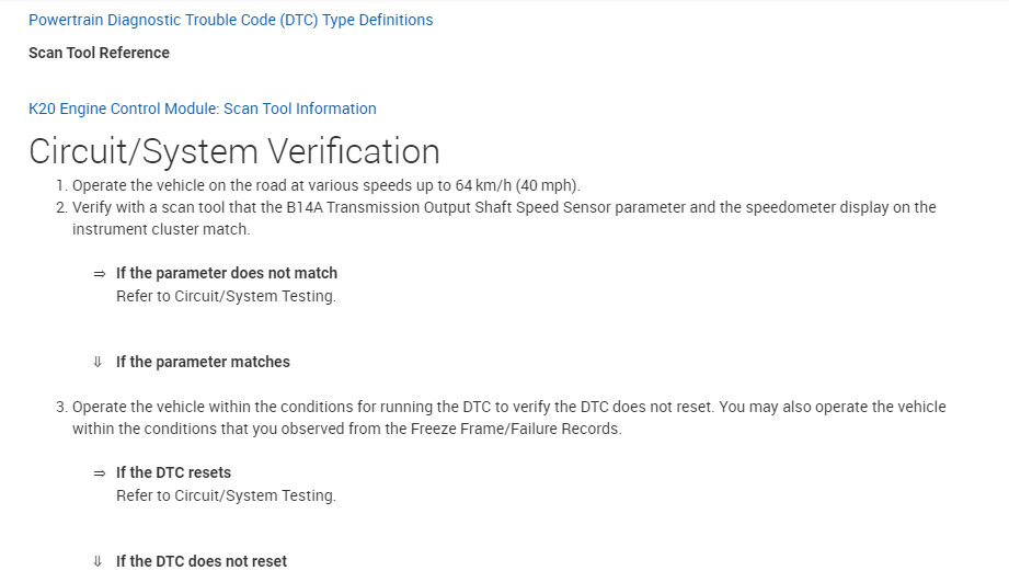 Code P0502, Vehicle Speed Sensor "a" Low, Hold Warning Light ...