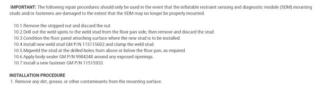 Passenger Presence System, Supplement Inflatable Restraint?:
