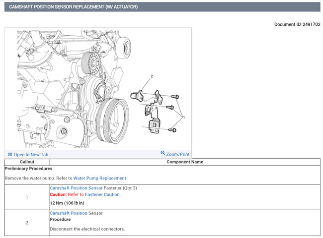 Where Is the Camshaft Position Sensor Located?