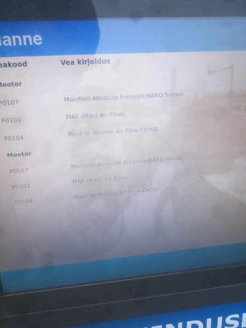 Codes P0107, P0104, and P0101?: Hey. One Day the Engine Warning ...