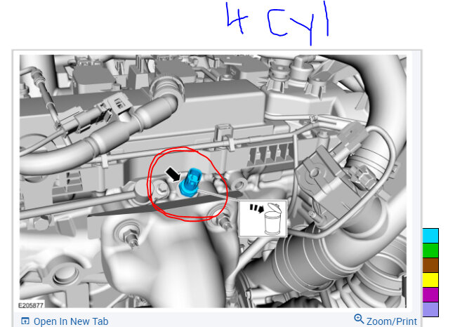 Where Is the Cylinder Head Temperature Sensor Located?