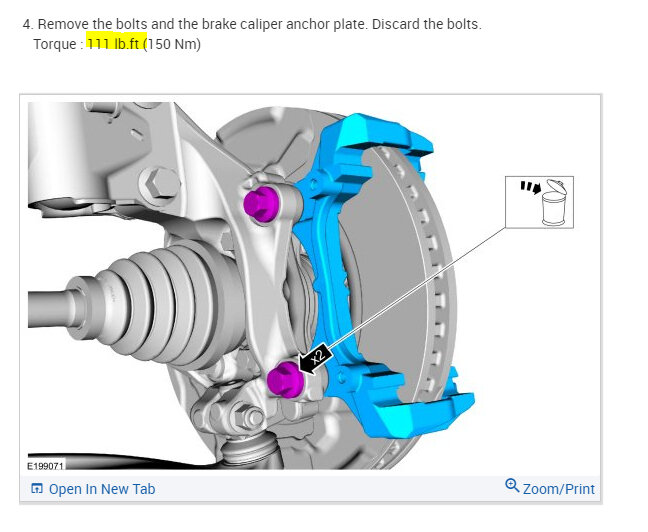 What Are the Brake Caliper Torque Specs?