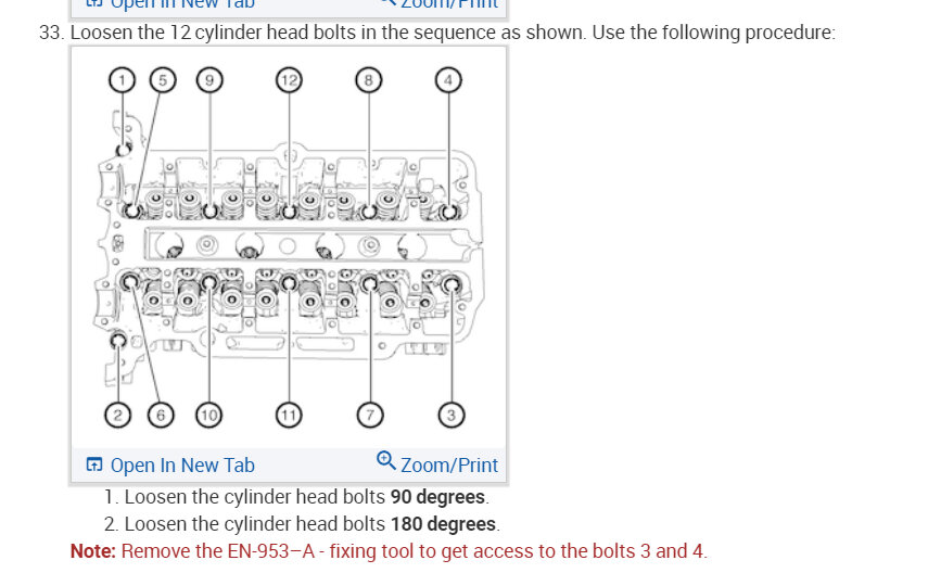 Torque Pattern Sequence for Cylinder Head?: Hi, What Is the Torque...