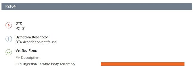 Limp Mode, Codes P2104, P2107, and P2110?