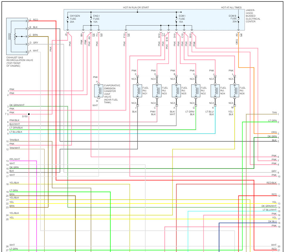 PCM Pinout Needed?: in Need of Pinouts for PCM Connectors C1 Blue ...