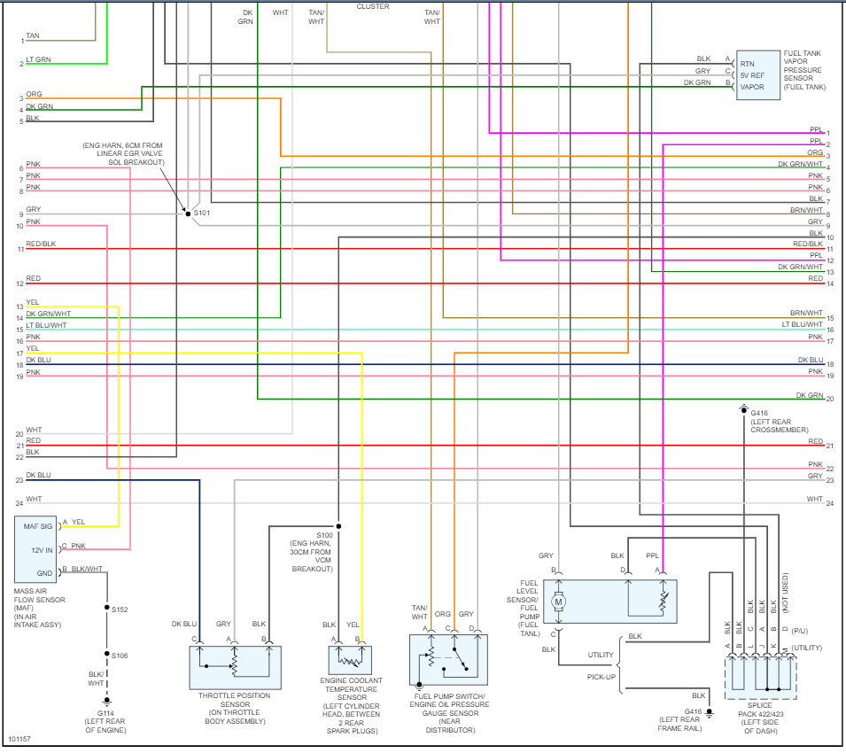 PCM Pinout Needed?: in Need of Pinouts for PCM Connectors C1 Blue ...
