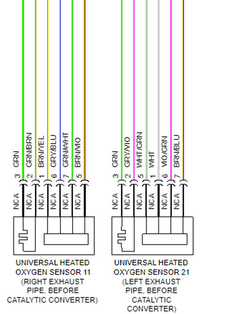 Need Upstream O2 Sensor (bank2) Wiring Diagram?