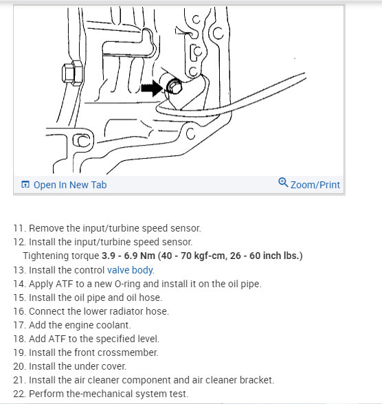 Where Is the Output Speed Sensor Located?