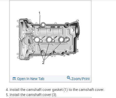 Can I Get the Valve Cover Torque Sequence and Spec?