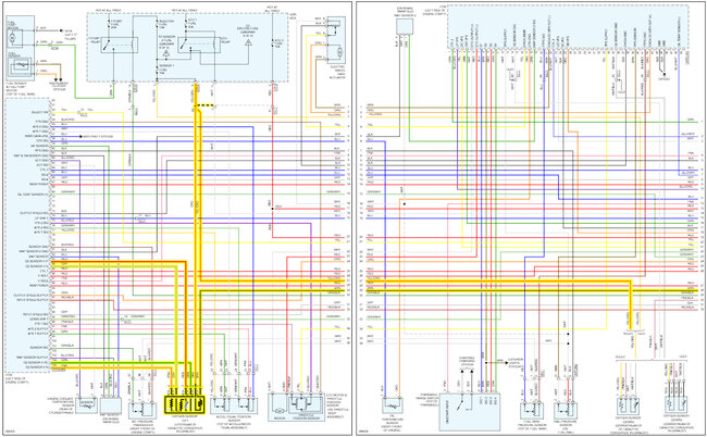 Wiring Color Code Diagram for the 02 Sensor Bank 1 Sensor 1 to the...