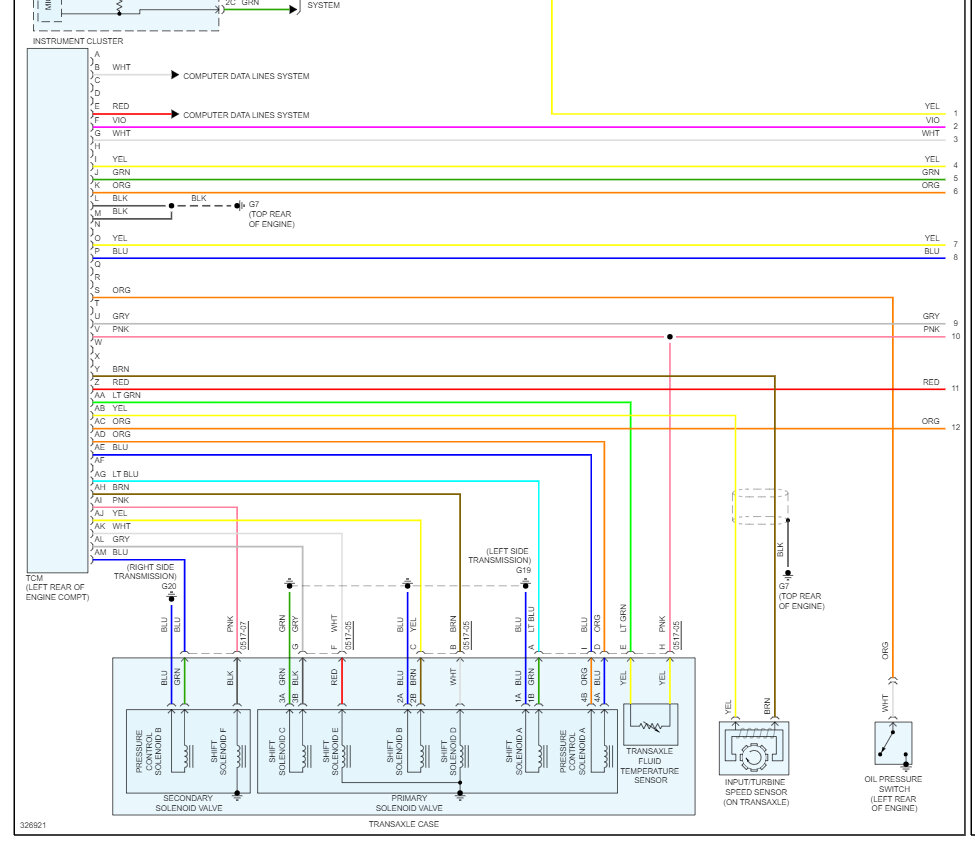 Transmission DTC Code P0768?: I Need the Wiring Schematics for the...